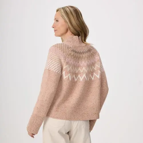 Krimson Klover Lara Mock Neck - Rosé