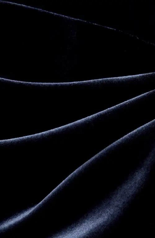 REISS Remi Velvet Funnel Neck Top - Gold