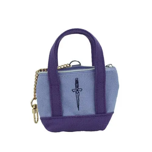 JOLLITY & CO Bookish Tiny Tote Bag Charmchoose From 8 Option - Dagger