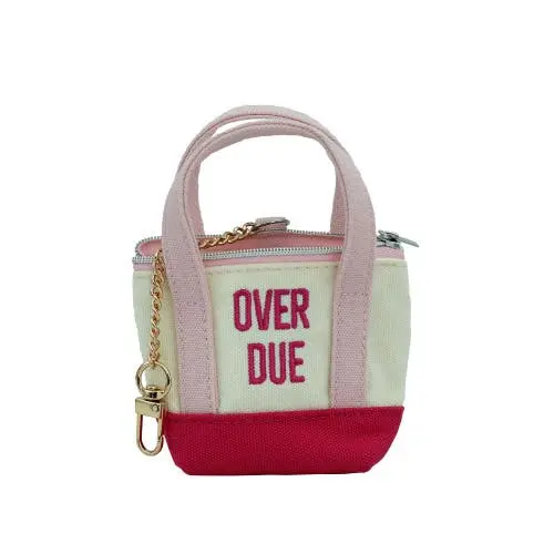 JOLLITY & CO Bookish Tiny Tote Bag Charmchoose From 8 Option - Overdue