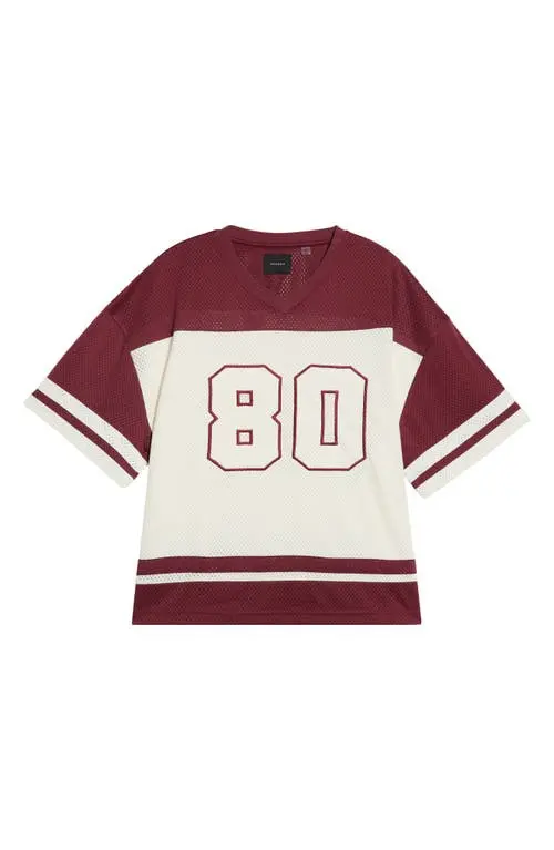 PACSUN 80 Football Mesh Jersey - Red