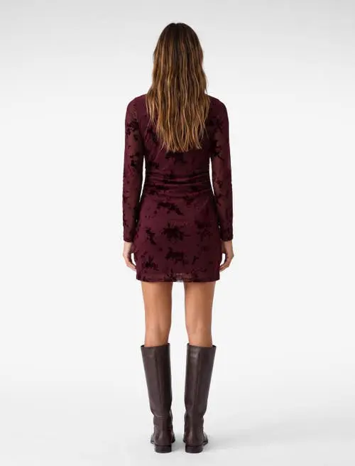 Koton Floral Tulle Mini Dress