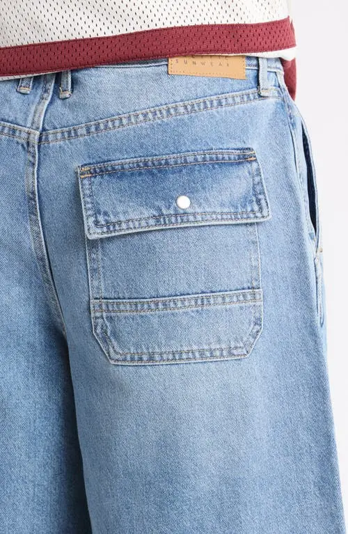 PACSUN Paulie Ii Extreme Baggy Denim Shorts
