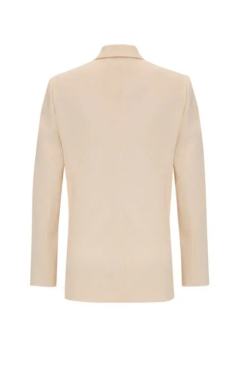 EXQUISE Double Breasted Regular Woven Blazer Jacket