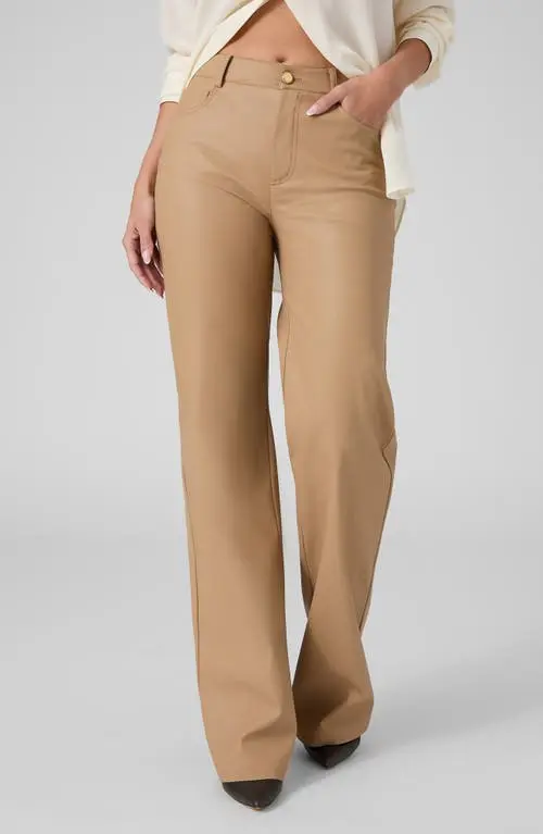 MARCIANO Cecilia Faux Leather Five Pocket Pants