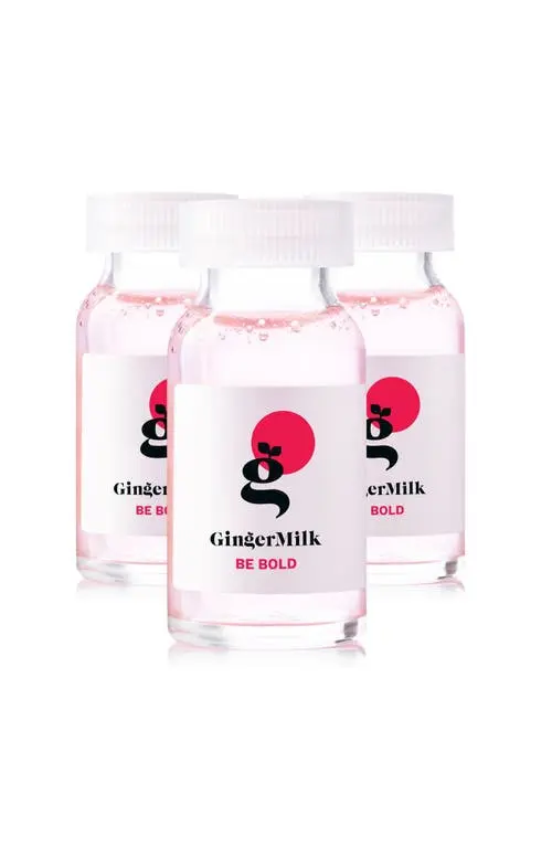 GINGER MILK NATURAL CARE Protein Repair Ampoules For Damaged Hair - Pack Of 3