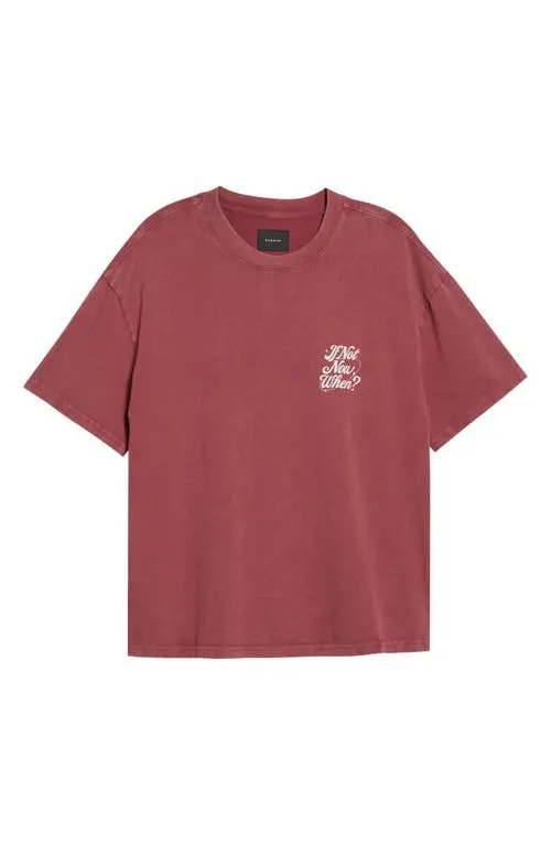 PACSUN If Not Now Short Sleeve Graphic T-shirt
