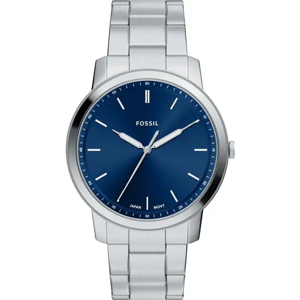 Fossil Minimalist Bracelet Watch - Silver