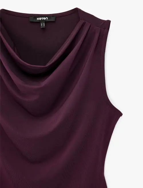 Koton Cowl Neck Tank Top