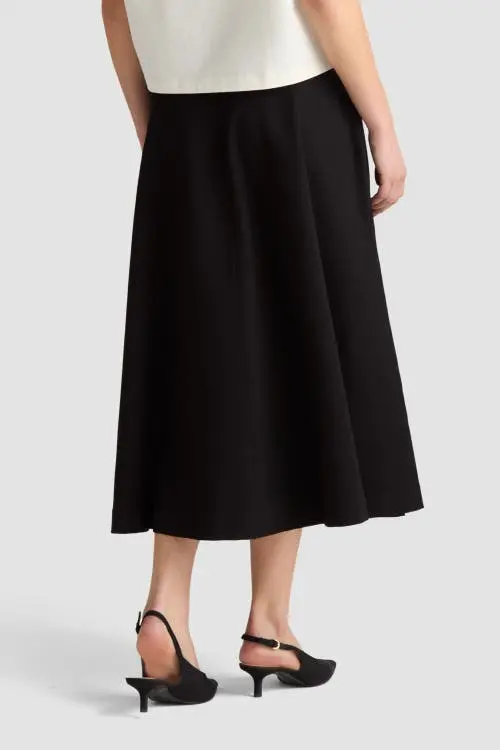 RESIDUS Alina Flared Jersey Midi Skirt