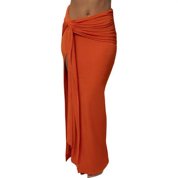 JLUXLABEL Muse Draped Maxi Skirt