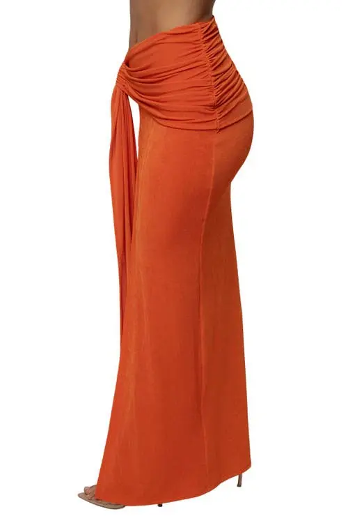 JLUXLABEL Muse Draped Maxi Skirt