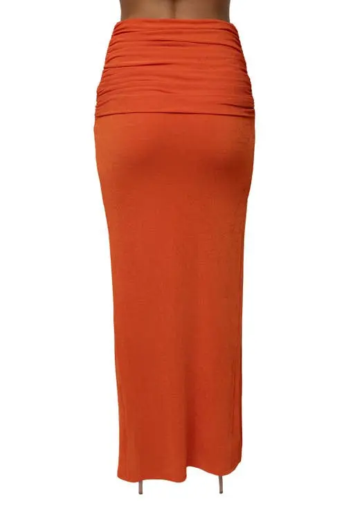 JLUXLABEL Muse Draped Maxi Skirt