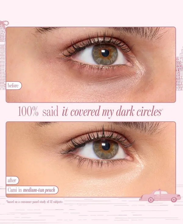 TARTE COSMETICS 2-piece Face Card Never Declines Cc Undereye & Brush Set