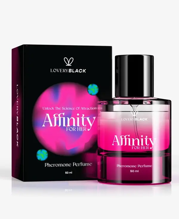 LOVERY Black Affinity For Her Pheromone Perfume 50ml - Clear