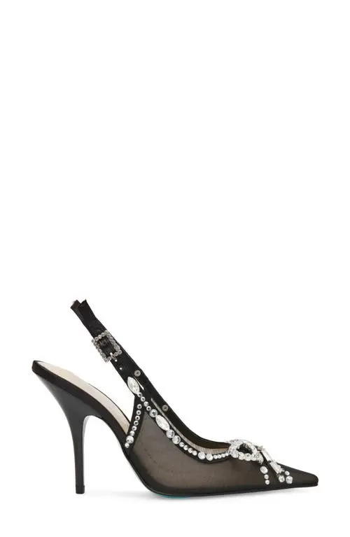 Betsey Johnson Halle Pointed Toe Slingback Pump
