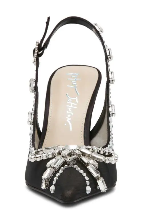 Betsey Johnson Halle Pointed Toe Slingback Pump