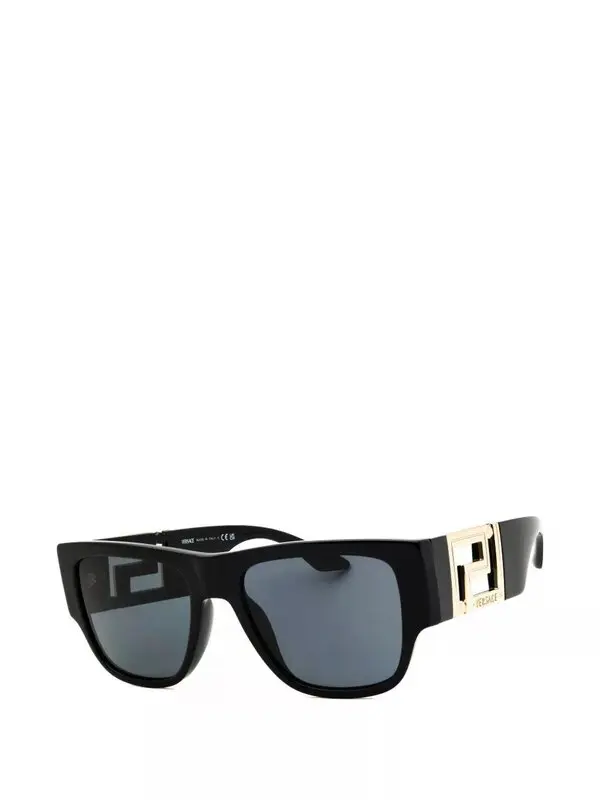 Versace Greca Rectangle-frame Sunglasses