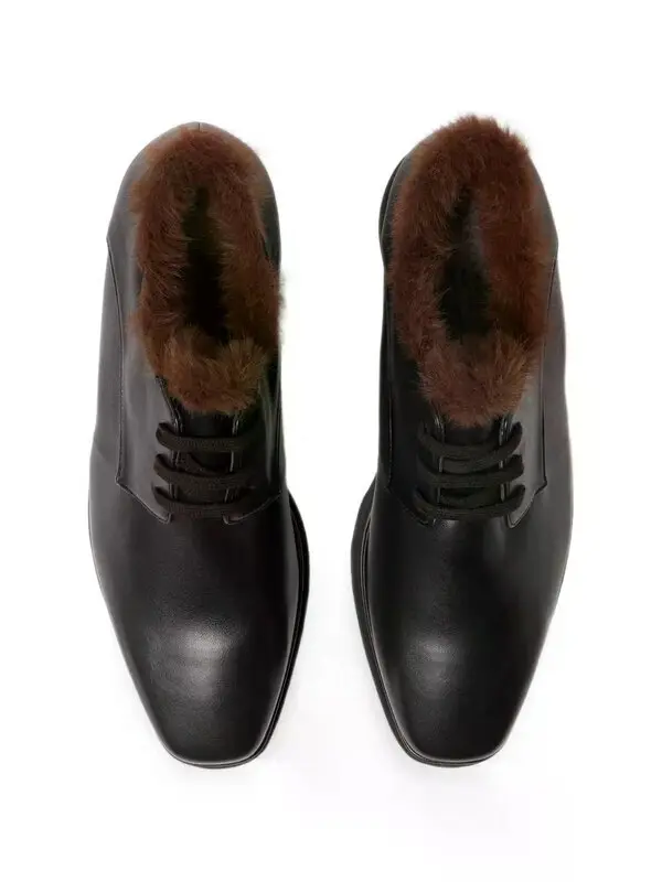 Stella McCartney Elyse Faux-fur Lace-up Shoes