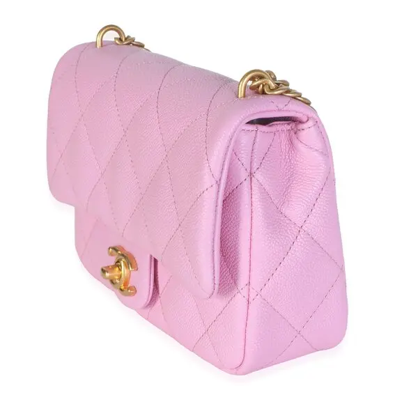 Chanel Quilted Caviar Sweetheart Crush Flap Bag