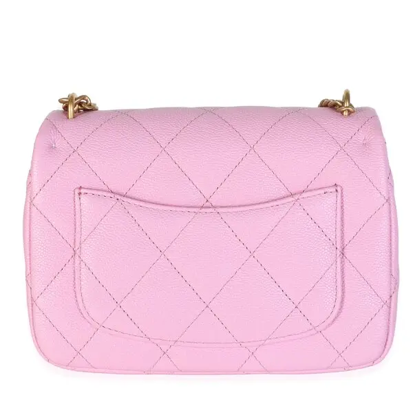 Chanel Quilted Caviar Sweetheart Crush Flap Bag