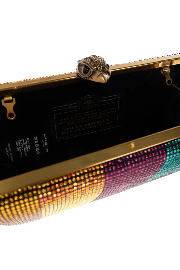 Kurt Geiger Crystal Kensington’ Clutch Bag