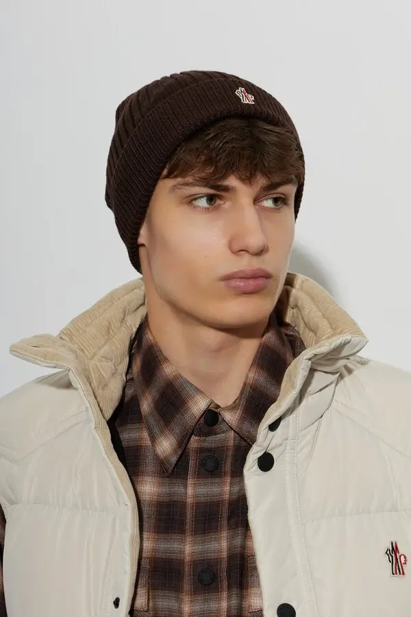 Moncler Après-ski Beanie - Brown