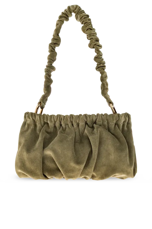 Marni Suede Shoulder Bag With Gathered Detailing