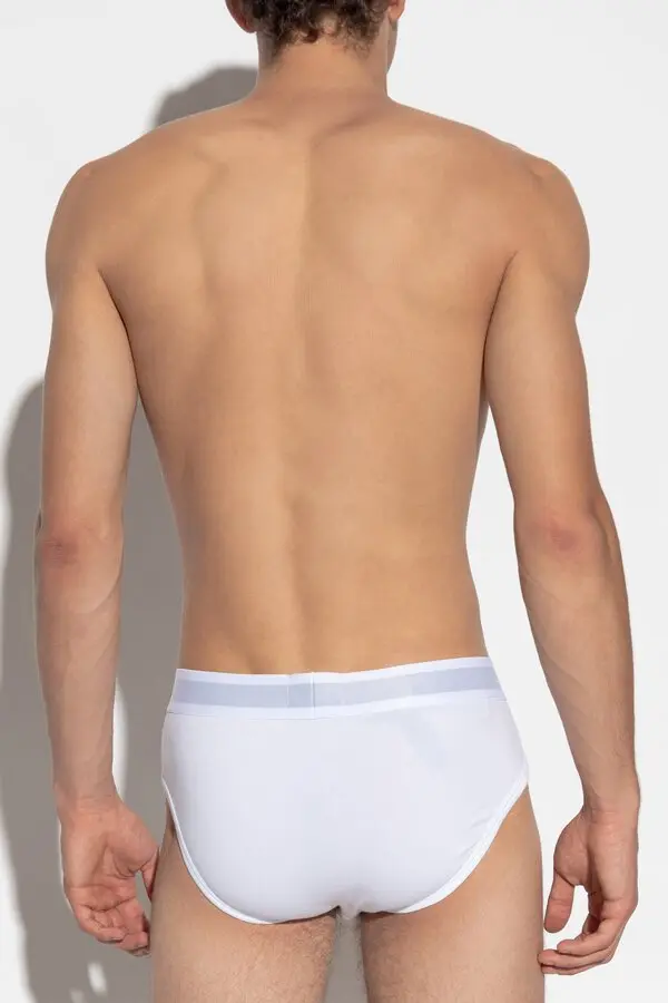 Emporio Armani Cotton Briefs With Logo