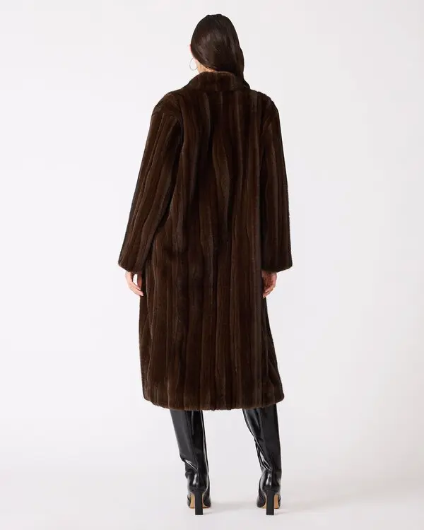 Steve Madden Peclair Coat Faux Fur Jackets & Coats