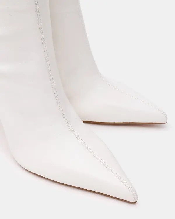 Steve Madden Mackena Ankle Booties - White