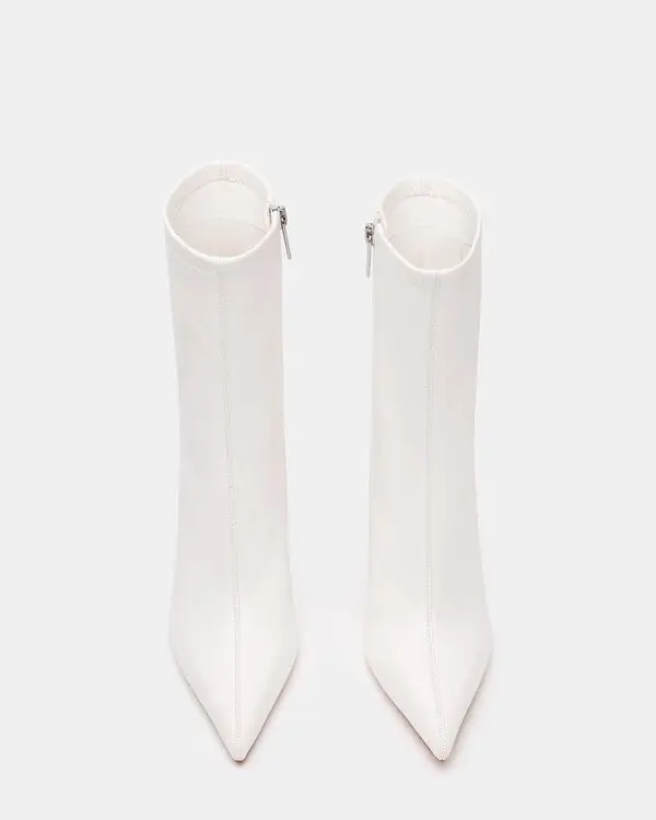 Steve Madden Mackena Ankle Booties - White