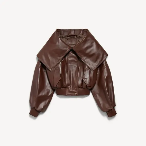 Balenciaga Wrap Collar Blouson