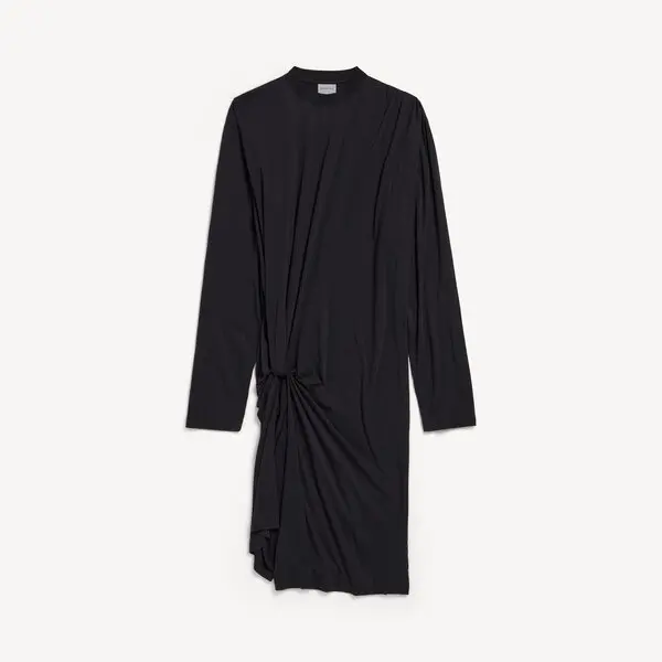 Balenciaga Tucked In Dress - Black