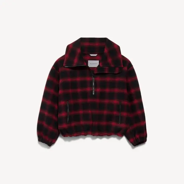 Balenciaga High Collar Half Zip Outerwear