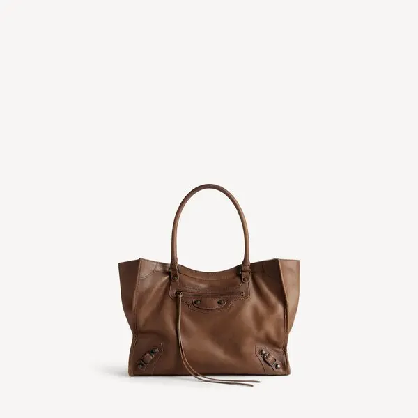 Balenciaga Le City Tote Small - Brown