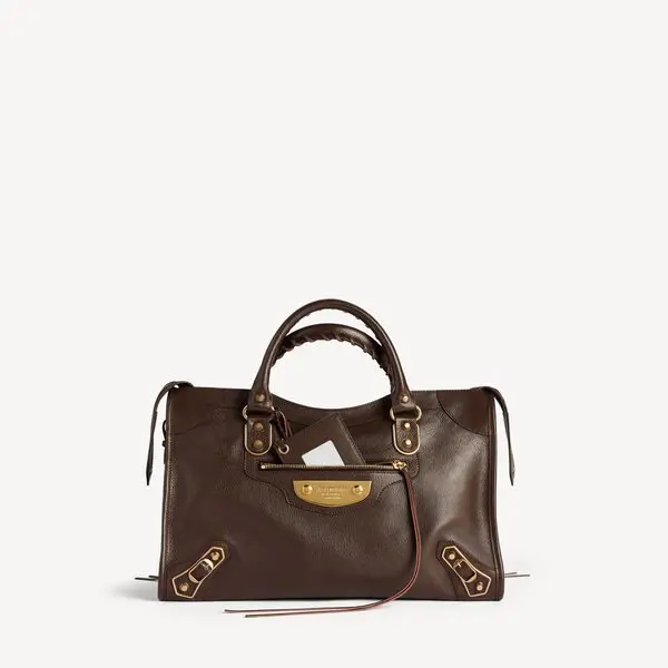 Balenciaga Le City Uptown Bag Medium - Brown