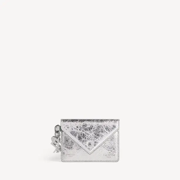 Balenciaga Token Card Holder - Silver