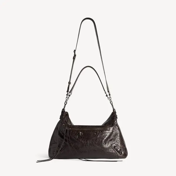 Balenciaga Le City Moto Bag Medium - Brown