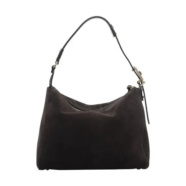 Etro Medium Suede Rosette Shoulder Bag