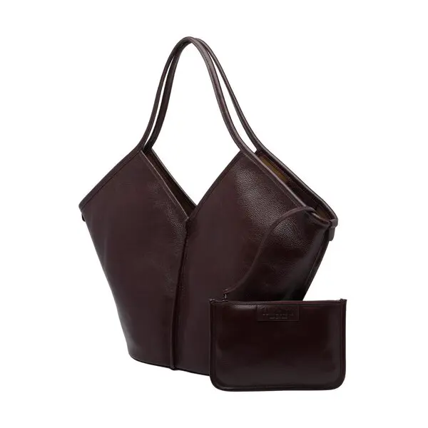 Hereu Calella Distressed Tote Bag - Red