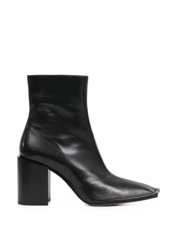 MAISON MARGIELA Square-toe Ankle Boots - Black