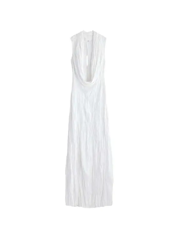 MAISON MARGIELA Bianchetto Sleeveless Maxi Dress - White