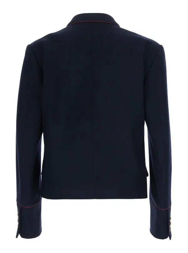 Dolce & Gabbana Napoleon Jacjet Wool Piping