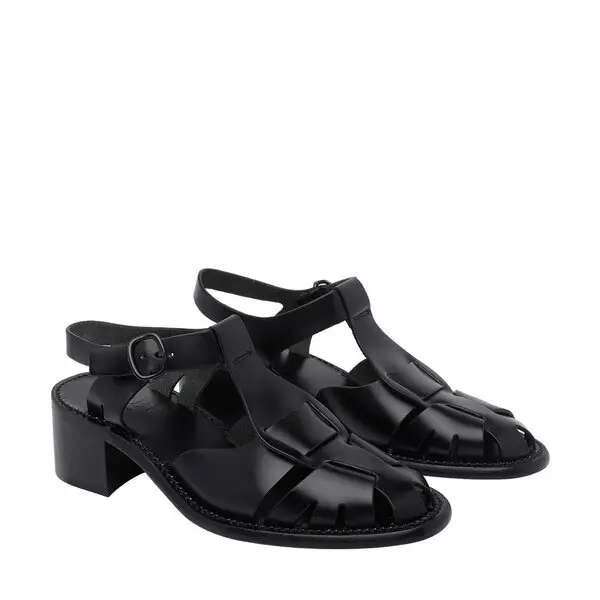 Hereu Pesca Pump Sandals - Black