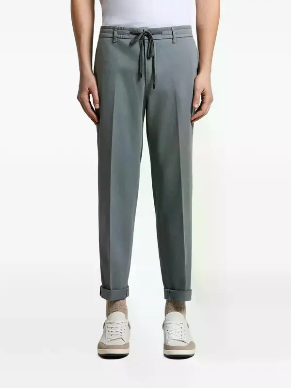 Peserico Drawstring Turn-up Trousers