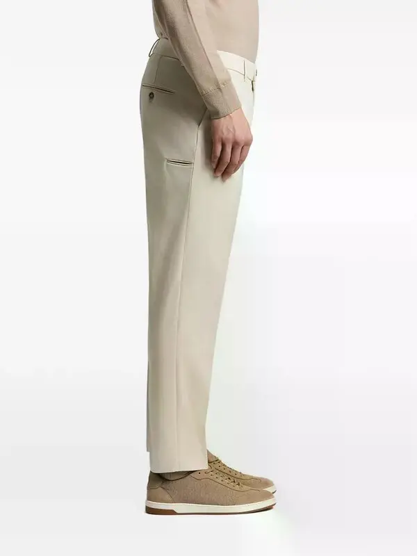 Peserico Pressed-crease Tailored Trousers