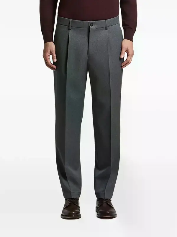 Peserico Pleated Pressed-crease Trousers