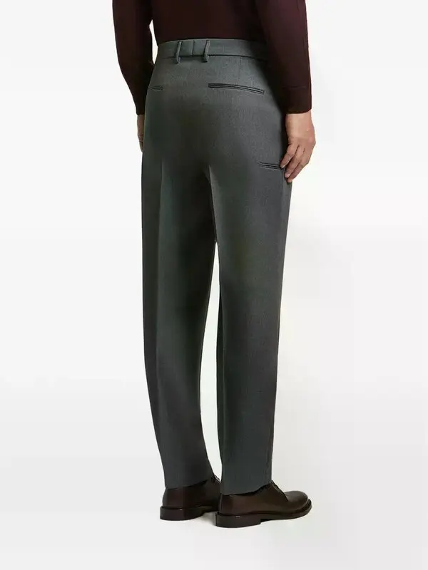 Peserico Pleated Pressed-crease Trousers