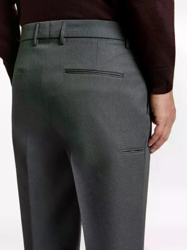 Peserico Pleated Pressed-crease Trousers